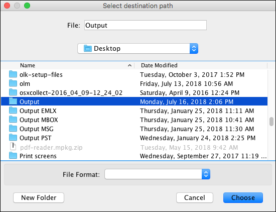 Know How To Export Olm Files To Various File Formats On Mac Os